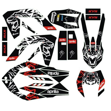 Stickerset 22 Aprilia Sx50 Schakelparts