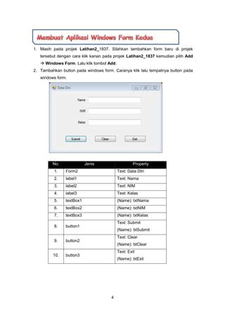 Modul Praktikum Pemrograman Visual Pdf