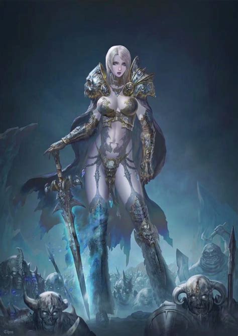 Chenart12 Arthas Menethil Warcraft World Of Warcraft Highres 1girl