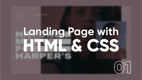 Landing Page With Html And Css 01 Sheryians Coding School Modern Uiux Youtube