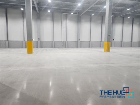 여주 은봉리 물류센터 초평탄 바닥공사 초평탄 공사