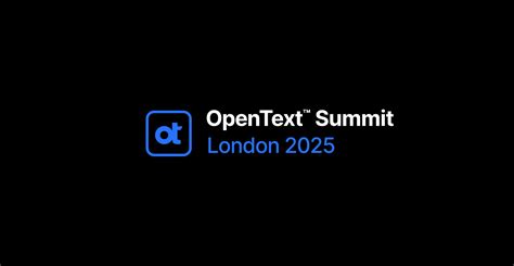 Opentext World 2025 Global Technology Conference Opentext