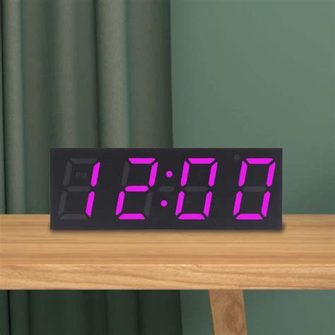 DIGIT DIY LED Digital Clock Kit USB Powered Electronic Clock Kit Pink PicClick UK