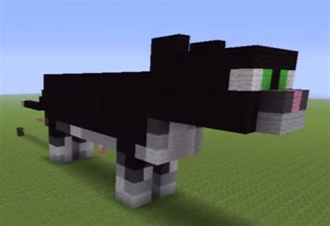Cat Statue Blueprints For MineCraft Houses Castles Towers And More Minecraft Cat
