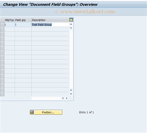 OBBM SAP Tcode C FI Maintain Table T G Docs