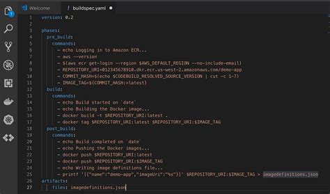 Using Aws Codebuild To Build Images From Docker File On Bitbucket To