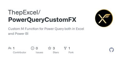 Github Thepexcelpowerquerycustomfx Custom M Function For Power