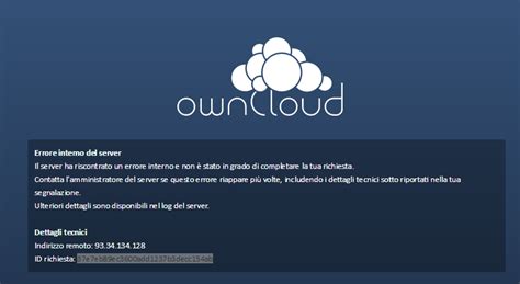 Help Server Error Owncloud Not Accesible Server Owncloud Central