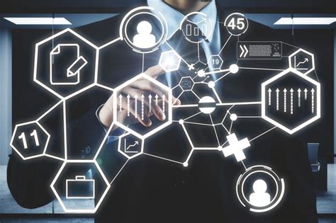 Premium Photo Networking Concept