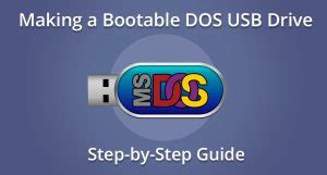 Creating A Bootable DOS USB Drive WinUSB