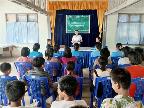 ကျိုက်ထိုမြို့နယ်၌ နွေရာသီ အင်္ဂလိပ်စာ Grammar ရေးသားနည်း သင်တန်း ဖွင့်လှစ် Myanmarnationalpost
