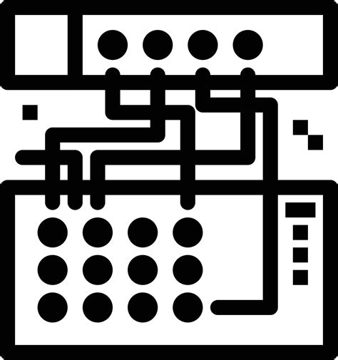 Analog Connection Device Module Sound Blue And Red Download And Buy Now Web Widget Card Template