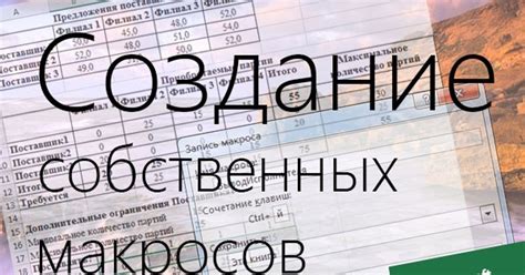 Microsoft Excel создание собственных макросов — Teletype
