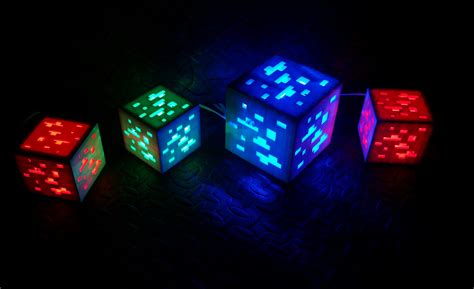 Minecraft OreCube LedLight DThursday DPrinting Adafruit Industries Makers Hackers