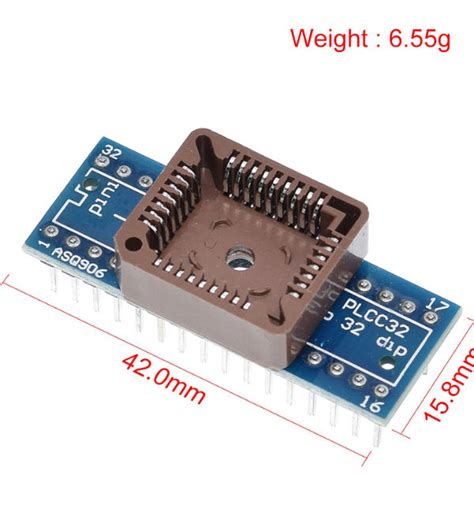Plcc20 Plcc28 Plcc32 Plcc44 To Dip 20 28 32 44 Usb Universal Programmer