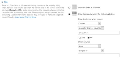 Sharepoint Pitstop How To Filter A Sharepoint Date Column By Range
