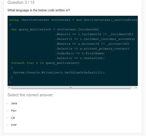 Quiz Language Identification Quiz That Identifies Which Programming Language By Looking At The