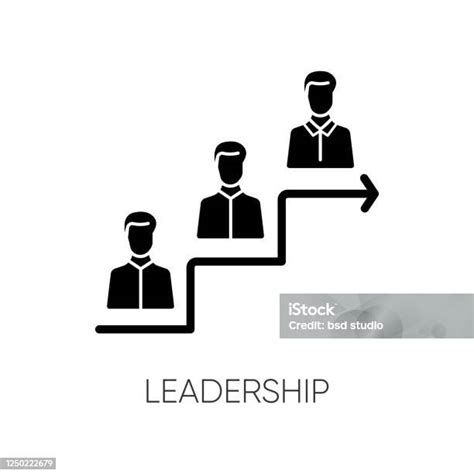 리더십 블랙 글리프 아이콘 경력 개발 공백에 성공 성취 실루엣 기호 기업 사다리 비즈니스 포부 직업 승진 벡터 격리 된 그림