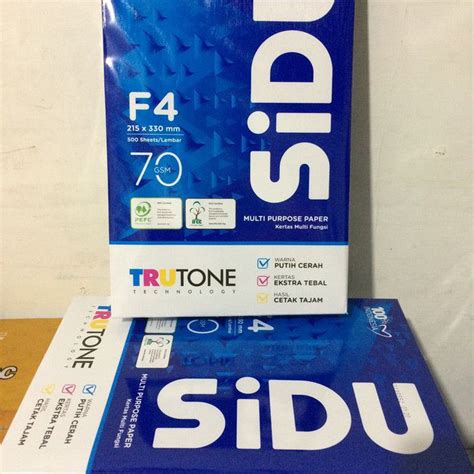 Kertas Hvs F4 70 Gram Sidu