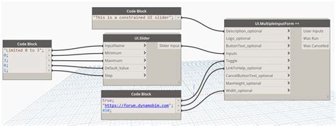 How To Limit Input Values Dynamo
