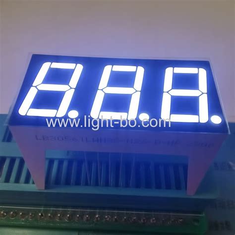 Halogen Free Pure White Digit Mm Segment LED Display Common Cathode For Air Fryer