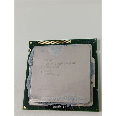 Intel I7 2700k Cpu 處理器 8核心 蝦皮購物