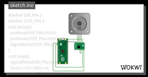 Stepper Motor Wokwi Esp32 Stm32 Arduino Simulator