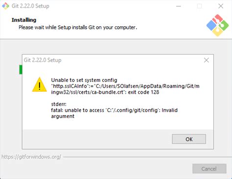 Reinstalling Git On Windows Super User