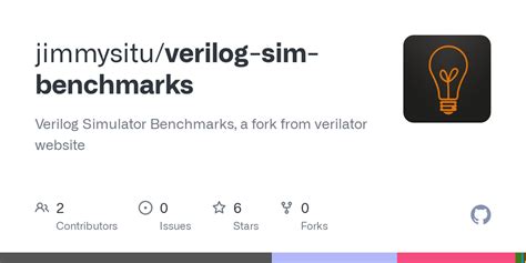 Github Jimmysitu Verilog Sim Benchmarks Verilog Simulator Benchmarks A Fork From Verilator