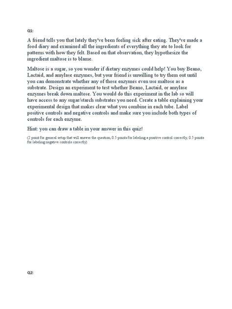 Bio Post Lab 4 Pdf Enzyme Nature