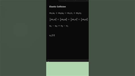 Physics Class11chapter5workenergypowerelasticcollisionderivation Youtube