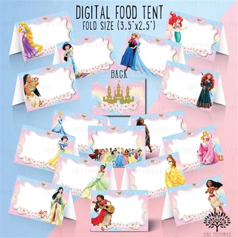 Princess Labels Etsy