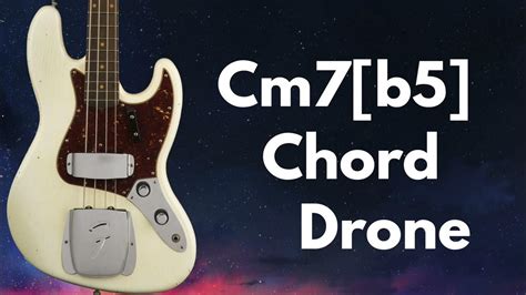 Cm7[b5] Chord Drone For Improvisation Youtube