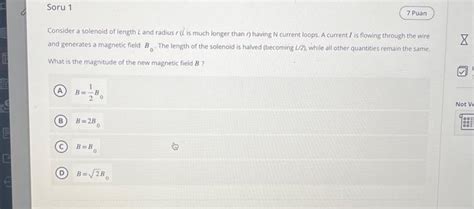 Solved Consider A Solenoid Of Length L And Radius Rl Is