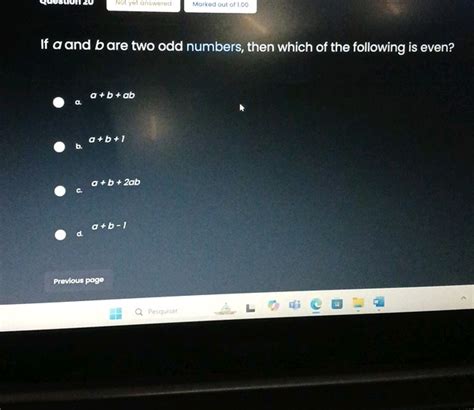 If A And B Are Two Odd Numbers Then Which Of StudyX