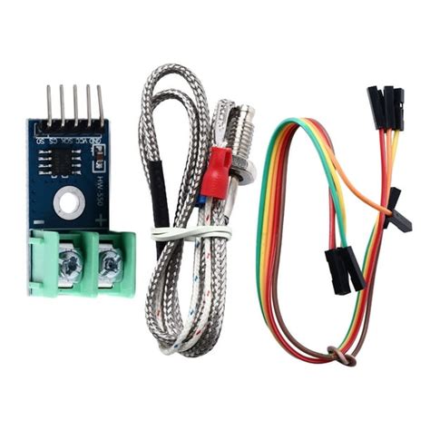 Uadme Termopar Termopar Tipo Max6675 Y Módulo Conjunto De Sensor De Temperatura De Termopar