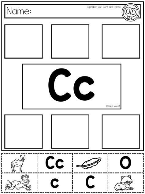 Letter C Cut And Paste Activity Sheet Pdf