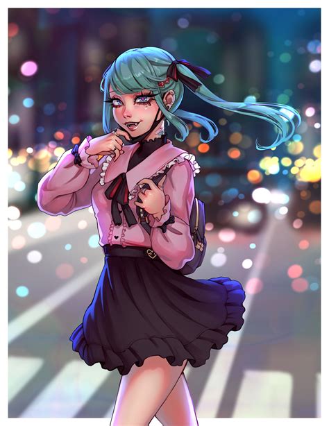 Artstation Hatsune Miku Deco 27 The Vampire