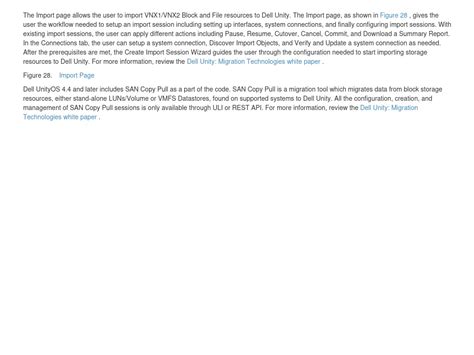 Import Dell Unity Unisphere Overview Dell Technologies Info Hub