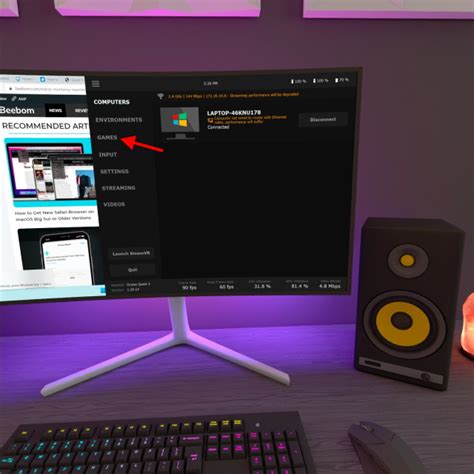 How To Set Up And Use Virtual Desktop On The Oculus Quest 2 Beebom