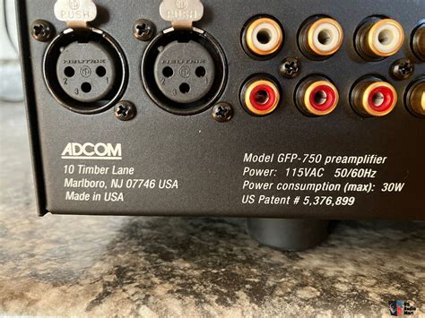 Adcom Gfp 750 Preamplifier Legendary Flagship Xlr Remote Controlled Class A Photo 4165177 Adcom Gfp 750 Preamplifier Legendary Flagship Xlr Remote Controlled Class A Photo 4165177