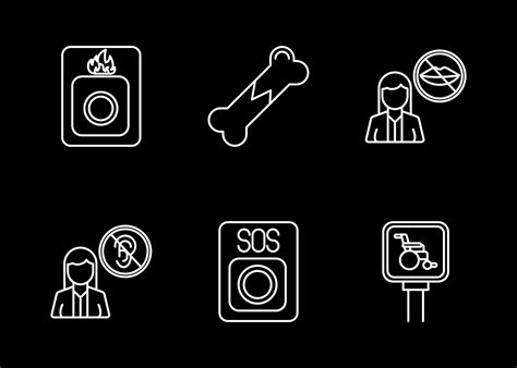 Accessibility Vector Icon Set 17483060 Vector Art At Vecteezy