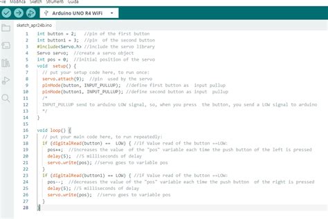 Salve A Tuttisetup Servo Motor Parallax 360° Arduino Uno R4 Wifi