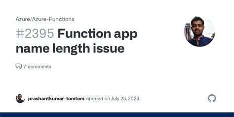 Function App Name Length Issue · Issue 2395 · Azureazure Functions · Github