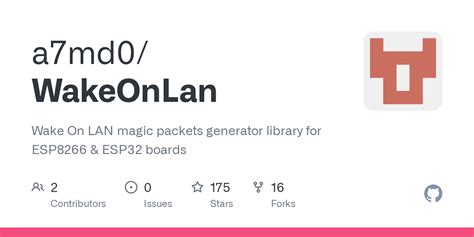 GitHub A7md0 WakeOnLan Wake On LAN Magic Packets Generator Library