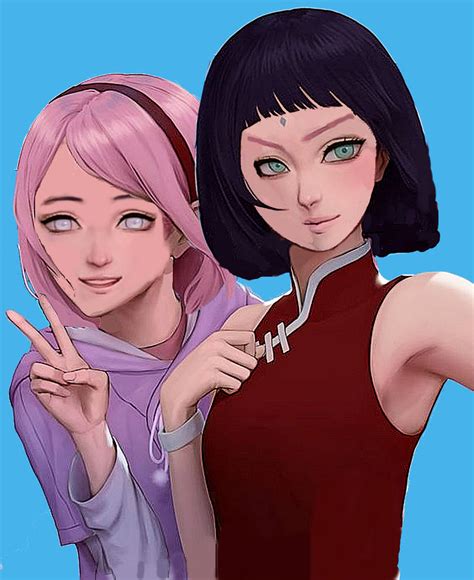 Hinata And Sakura Body Swap By Swappersonic1991 On Deviantart