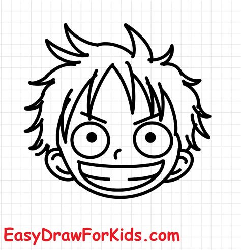 How To Draw Luffy 3 Ways With Pictures