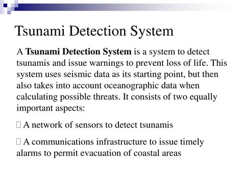Ppt Wireless Sensor Networks In Tsunami Detection Powerpoint