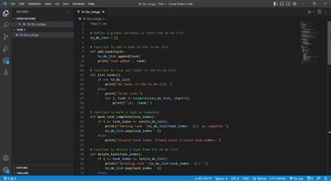 Muhammad Shahmeer Shahid On Linkedin Python Projectshowcase Codsoft Todolist Programming