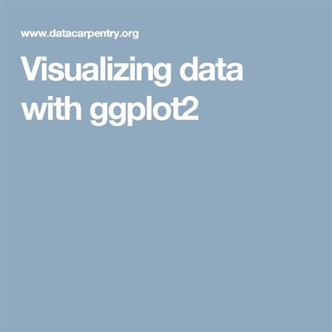 Visualizing Data With Ggplot2 Data Visualization Data Aesthetic Value